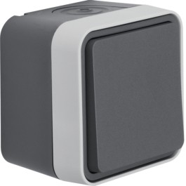 Berker 50453525 Taster Schließer AP W.1 grau | online kaufen