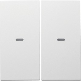 Berker 80960399 Abdeckung für Tastsensor-Modul 2-fach mit Linse S.1/B.3 ...