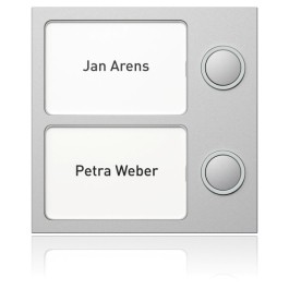 Ritto 1875220 Portier Tastenmodul 2 Wohnungen silber | online kaufen