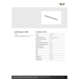 SLV 1007252 LED Netzteil 150 W, 24V weiß | online kaufen