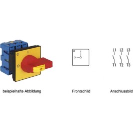 Kraus & Naimer KG64B T203/04 E Hauptschalter Not-Aus 63A 22kW 3-polig ...