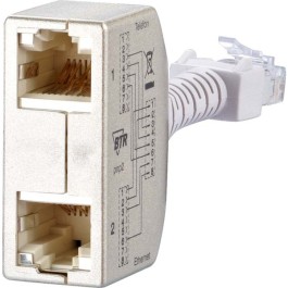 METZ CONNECT 130548-02-E Cable Sharing Adapter pnp2, Telefon/Ethernet ...