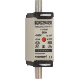 Mersen NH000GG50V16-1 NH-Sicherungseinsatz SG Gr.000 gG 16A/500VKM | online kaufen