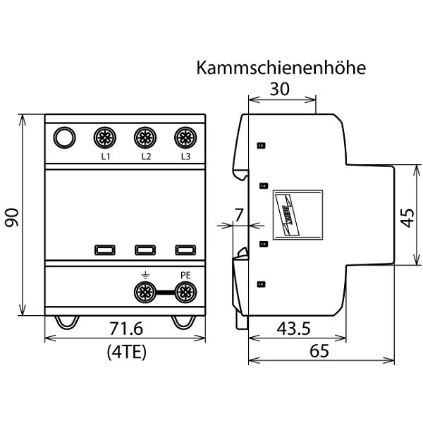 Delta Electronics AC MAX B 11 Plug AC-Wallbox Basic 11kW T2 Plug ...